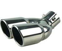 China Dual Ss 304 Auto Exhaust Tips 3 Inch Outlet for sale