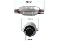China Right Front Rear Stainless Steel 2 Inch Universal Catalytic Converter Direct Replacement for sale