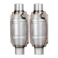 China Overall 11'' Ceramic Universal Catalytic Converter 2.5'' Inlet Outlet 53005 for sale