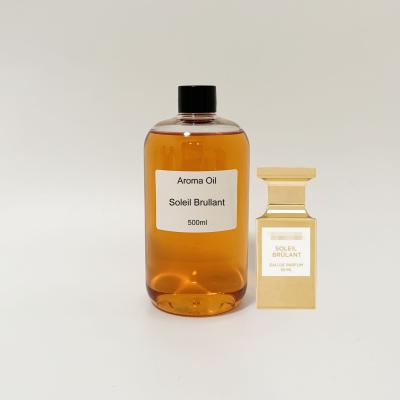 China Soleil Brullant High Concentration Humidifier Fragrance Oil with 5-10% Dilution and Custom Logo Options for sale