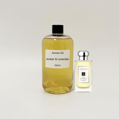 China Amber & Lavender Fragrance Oil 500ml - High Concentration IFRA Certified for Diffusers & Soap Making for sale