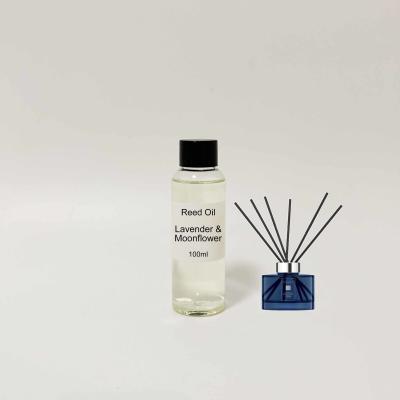 China Lavender & Moonflower Reed Diffuser Fragrance Oil 100ml Refill - IFRA Certified High Concentration Scent Marketing Solution for sale