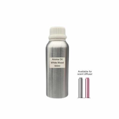 China White Wood Aroma Oil for Commercial Scent Diffusers - High Concentration IFRA Certified Essential Oil in 4L and 500ml Sizes for sale