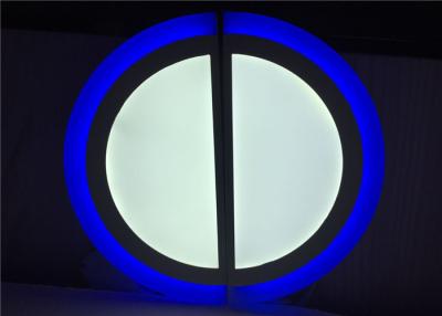 China IP20 Surface Semi Circle Wall Light Double Color For Bedroom Lighting 9W+3W for sale