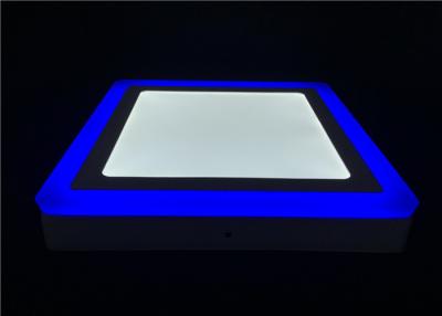 China 18+6W watt Hanging Square Double Color LED Ceiling Panel Llight Commercial Lighting for sale