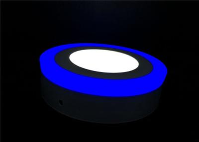 China Round 145mm 9 Watt Led Panel Light SMD AC 85-265V Double Color Isolated Driver for sale