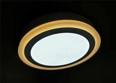 China 18W + 6W Double Color Led Panel Ceiling White Yellow Edge For Meeting Room for sale