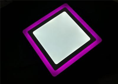 China Indoor Square 18W 6W LED Ceiling Panel Light , White Pink Rim Led Surface Ceiling Lights for sale