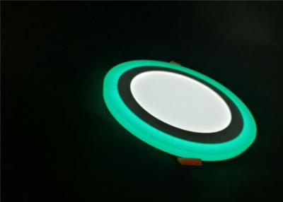 China Ecofriendly 12W + 4W Square Led Panel Light , White Green Led Flat Panel Ceiling Lights for sale