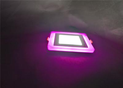 China Embedded Meeting Room Flat Led Panel Light 9W , Recessed Square Led Ceiling Lights for sale