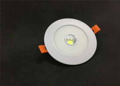 China Two Color 6W+6W COB Led Downlight Recessed Round Ceiling CRI 70 For Restaurants for sale
