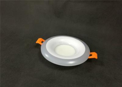 China 3W + 3W Cambered LED Downlights Recessed Round Two Color Frosted PS Surface for sale