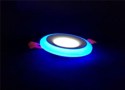 China BIS Cycle 6 Watt Led Panel Light 3W + 3W Cambered Surface Recessed for sale
