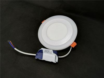 China Flush Mounted Double Color LED Panel Light With Improved Flat Cable 6 + 3W for sale