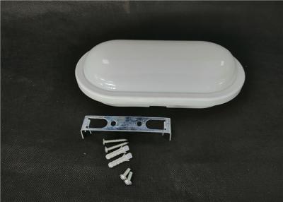 China Outdoor Oval Luminaire Moistureproof Bulkhead Wall Light 15W PP Base + PP Diffusor Housing for sale