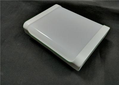 China Plastic Square Tri Color LED Bulkhead Lamp For Garden / White Wall Light for sale