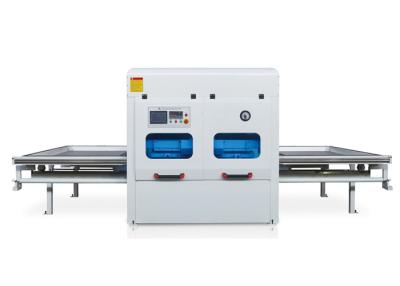 China Wood Furniture Vacuum Membrane Press Machine PVC Film Pasting Machine 27kw for sale