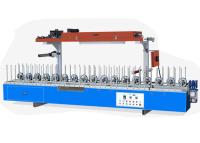 China Wood Veneer And Decorative Paint Paper PUR Glue Profile Wrapping Machine for sale