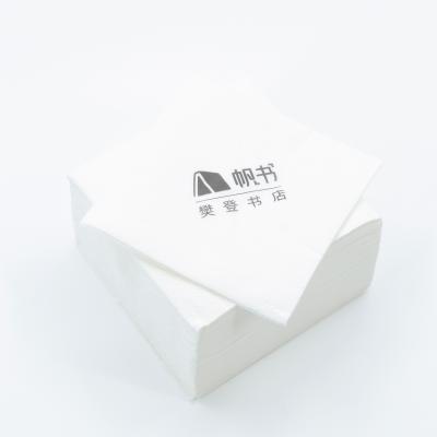 China Custom 2 Ply Serviettes Printed 3 Ply Paper Napkin Unscented for sale