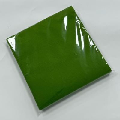 China Dust Free Green Paper Napkins 55gsm 40×40 Airlaid Paper Napkins Virgin Pulp Custom for sale