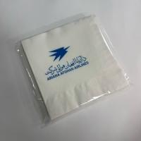 China High End Commercial Paper Napkins 30×30cm 2Ply 18gsm For Airline Catering for sale