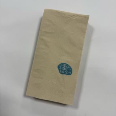 China Bamboo Cocktail Napkins 33x33cm 18gsm Dual Layer 500pcs Space Saving Pack for sale