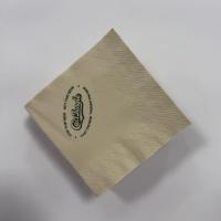 China 1/4 Fold 100pcs 2 Ply Dinner Napkins 25x25cm Bamboo Paper Napkins for sale
