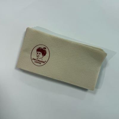 China 16gsm Bio Bamboo Napkins 33×40cm 1/8 Fold Bamboo Paper Napkins for sale