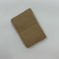 China 22×24cm Brown Paper Napkins Printed Brown Disposable Napkins for sale