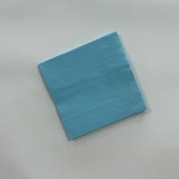 China Decoration Blue Cocktail Napkins 33*33 3ply Personalized Bar Napkins for sale