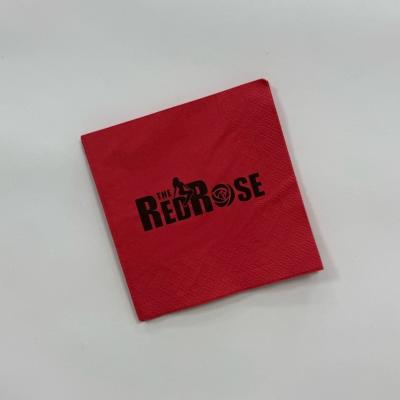 China 21*21cm Cocktail Paper Napkins Beautiful Paper Napkins For Catering & Bars for sale