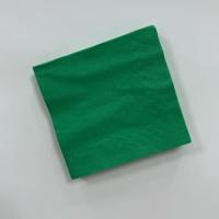 China 27×27cm Colored Beverage Napkins Green Dinner Napkins For Hotel for sale