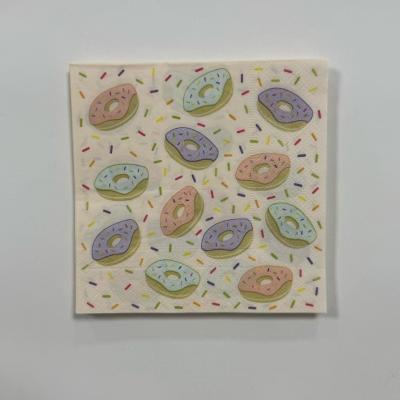 China 23*23cm Colored Cocktail Napkins Disposable Colored Beverage Napkins for sale