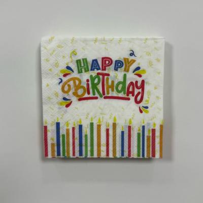 China 23×23cm 2 Ply Paper Napkins Dinner Paper Napkins For Coffee Shop for sale