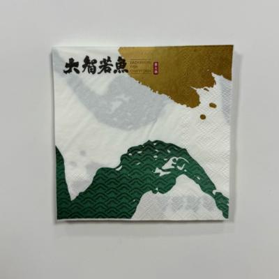 China 30×30cm Paper Napkins 2 Ply White Custom Paper Dinner Napkins for sale