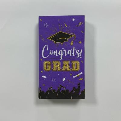 China 42×33cm Cocktail Paper Napkins 2Ply 1/6 Fold Purple Disposable Napkins for sale