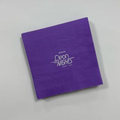 China OEM Colorful Personalized Paper Napkins For Wedding Hotel Party for sale