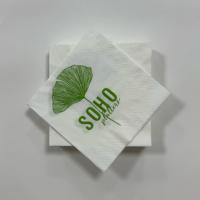 China 1/4 Fold Embossed Paper Napkins 18gsm High Quality Disposable Dinner Napkins for sale