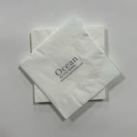 China FSC White Paper Napkins 27*27cm 2 Ply Dinner Napkins Virgin Wood Pulp for sale
