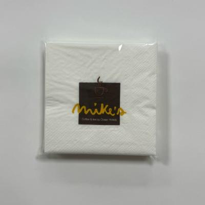 China 23*23cm Double Sided Dinner Paper Napkins OEM Embossed Texture for sale