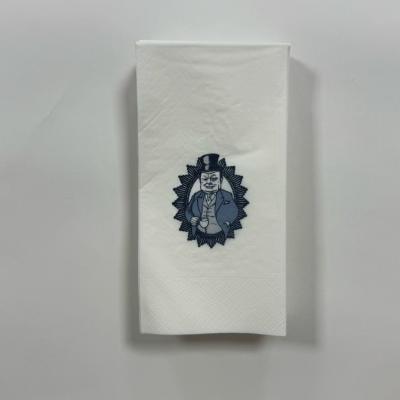 China High Visibility White Paper Napkins 33x40cm White Napkins Paper for sale