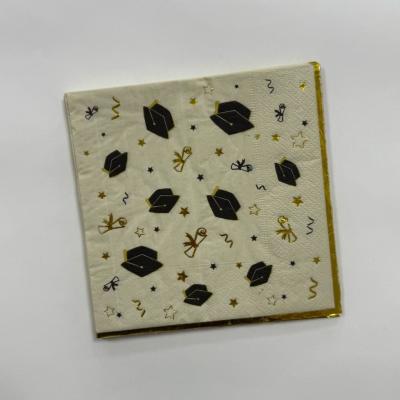 China Customizable Disposable Dinner Napkins 30x30cm 18gsm Luxury Paper Dinner Napkins for sale