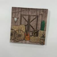 China 21x21cm To 40x40cm Printed Paper Napkins 1/8 Fold Customised Paper Napkins for sale