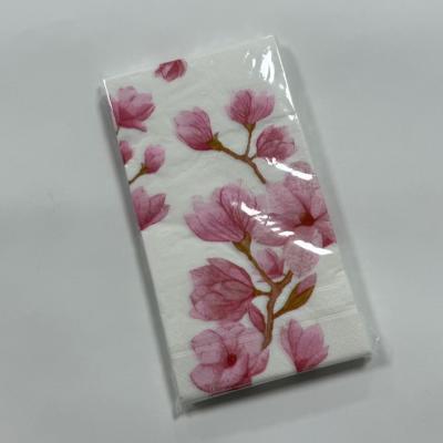 China 6 Color Flexo Printed Lunch Paper Napkins 33*40cm 3Ply Decorative Paper Dinner Napkins for sale