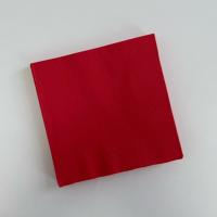 China Customized Red Paper Dinner Napkins 25*25cm Personalized Paper Napkins for sale