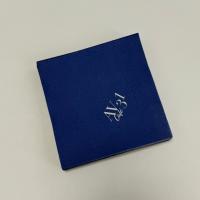 China Deep Blue 25*25cm Lunch Paper Napkins Personalised Paper Napkins for sale