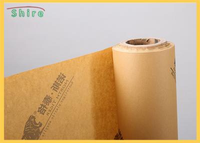 China Logo Printed Floor Shield Protective Flooring Paper  60ºC/ 12 hours Heat resistance for sale