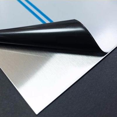 China pe printed Stainless Steel protective film Black And White Industry Production for sale