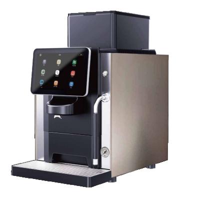 China A28 Dual-Boiler Commercial Coffee Machine with 10.1-inch Touch Screen and 54mm Titanium Deck for sale