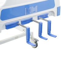 China MN-MB003 Medical Equipment Nursing Care Bed 3 Crank Manual Hospital Beds for sale